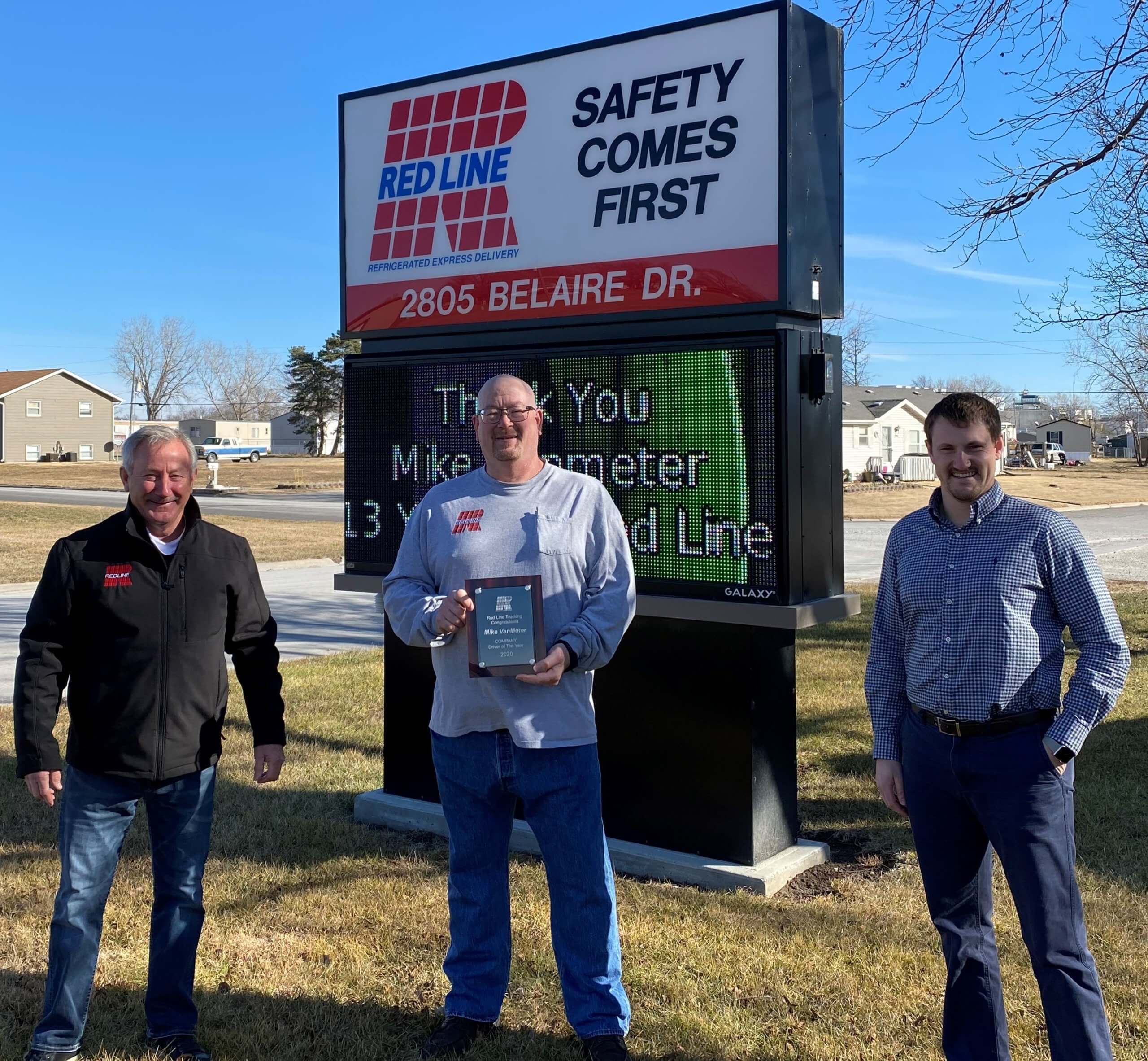 2020 Top Company Driver of the Year - Red Line Trucking